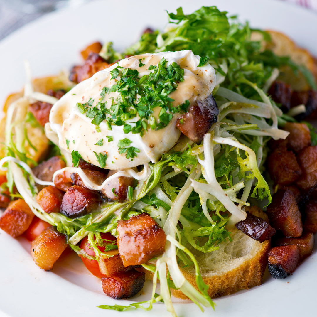 The Cookware Company (USA), LLC | Frisée Salad with Crispy Bacon ...
