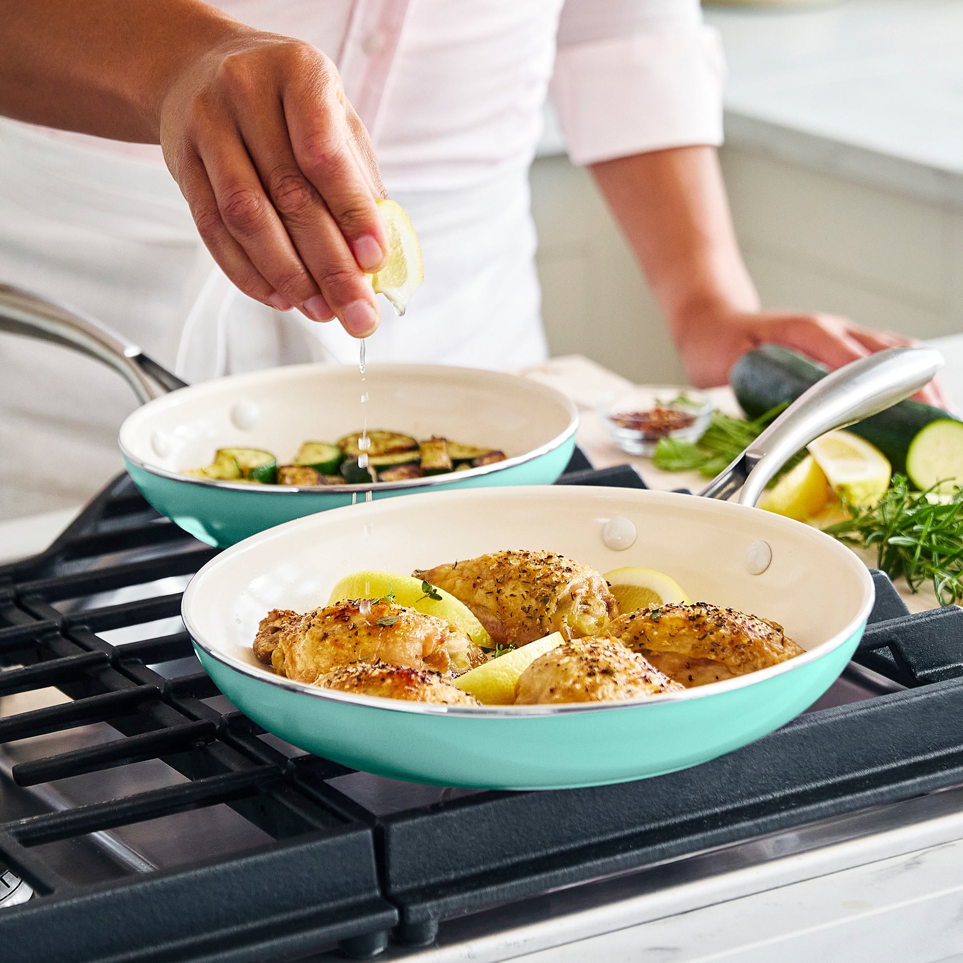 The Cookware Company (USA), LLC | Artisan 8" & 10" Nonstick Frypan Set ...